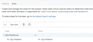 Getting Started with Azure DevOps – Area Paths Tips