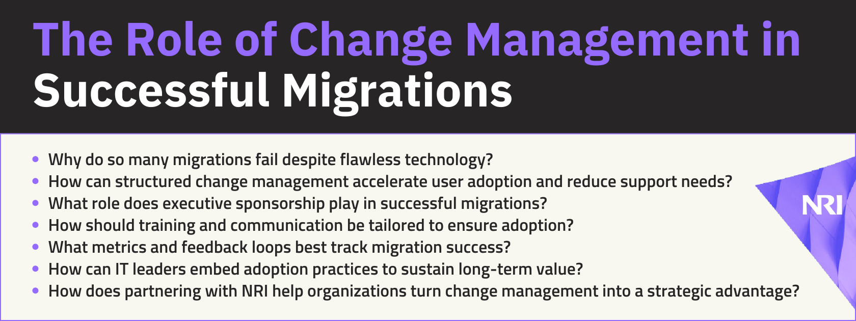 Change Management in Migrations: How to Drive Adoption and Business Success